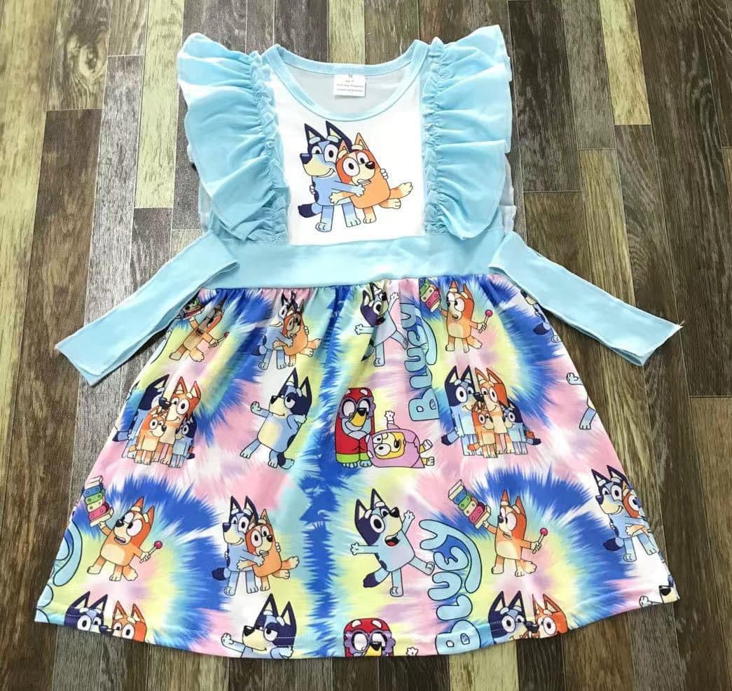 Tie Dye Bluey Dress – Blushes Boutiques